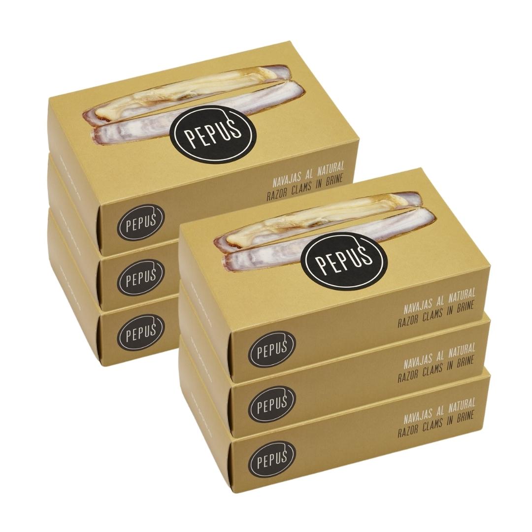 Schwertmuscheln in eigenem Saft PEPUS 115g | Colono